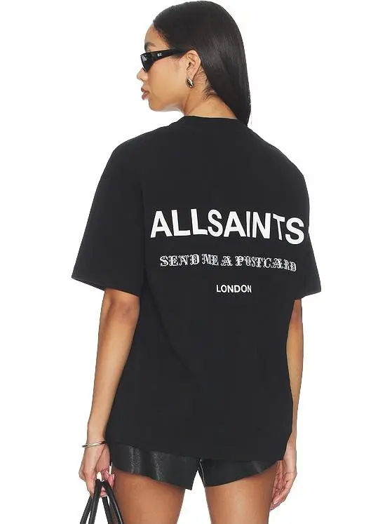 ALLSAINTS Dreamer Etta Graphic Cotton T-shirt - Black