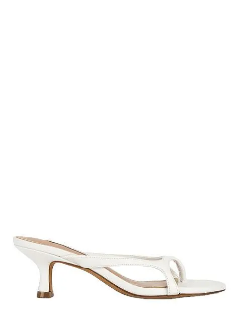 Steve Madden Brienna Sandal - White Leather
