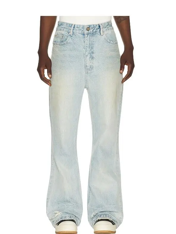 MADFRENZY Bootcut Jeans - Blue