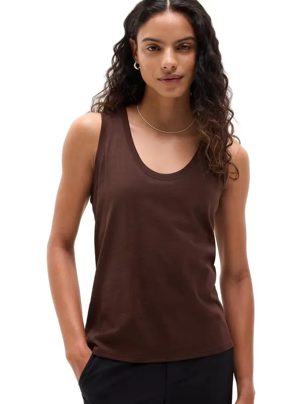 Athleta Favorite Cotton Tank - Woodland