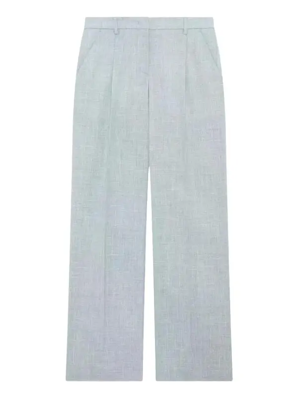 LARDINI Pleated Tailored Trousers - Blue