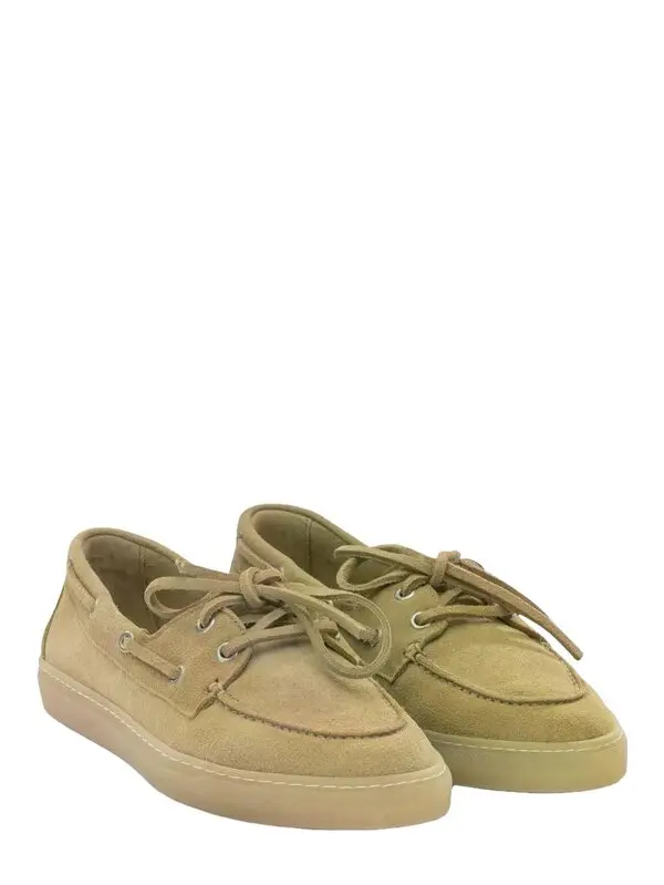 SUMMERY COPENHAGEN Lace-up Suede Loafers - Neutrals