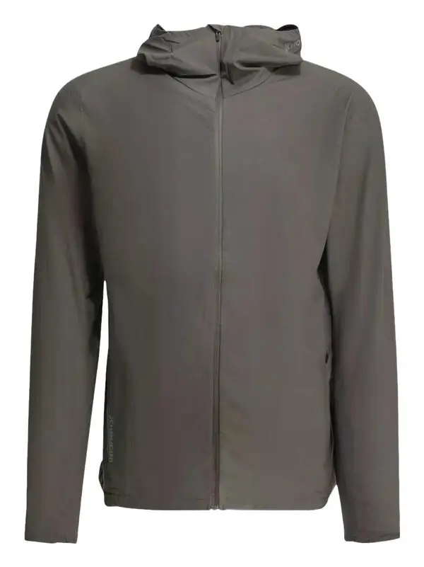 HOUDINI SPORTSWEAR Pace Trail Hooded Zip-up Jacket - Grey