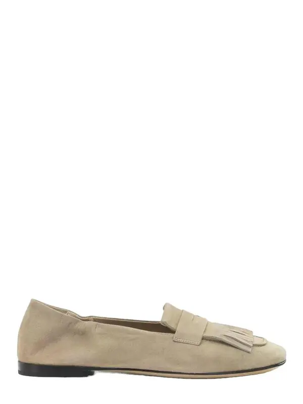 POMME D´OR Fringe-detail Suede Loafers - Neutrals