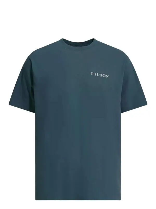 Filson Logo-print Cotton T-shirt - Blue