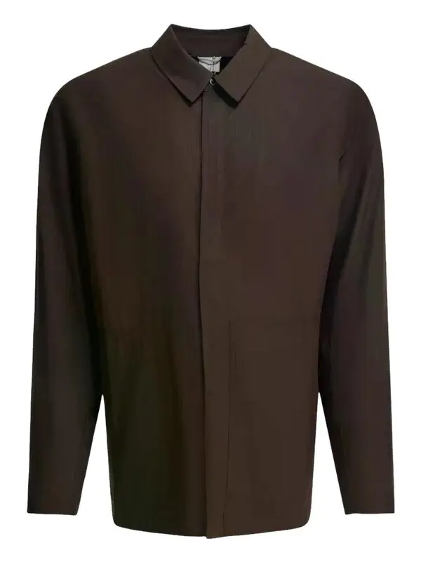 HOUDINI SPORTSWEAR Ripstop Coat With Logo Embroidery - Brown