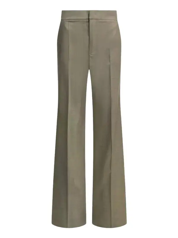SA SU PHI Pressed-crease Wide-leg Trousers - Grey