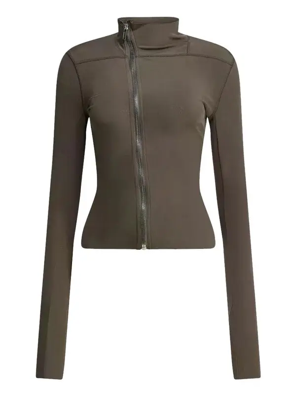 Rick Owens Asymmetric Zip Jacket - Brown
