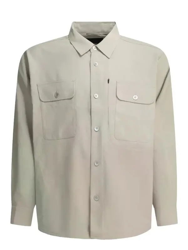 GOLDWIN Button-up Chest-pockets Shirt - Neutrals