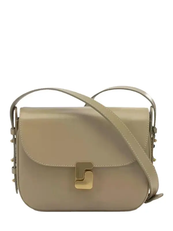 Soeur Mini Belissima Leather Crossbody Bag - Neutrals