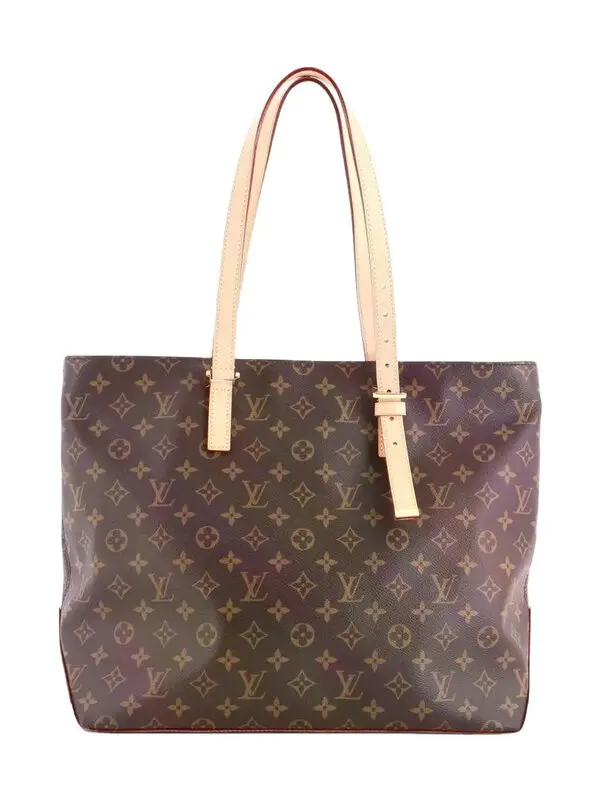 LOUIS VUITTON Cabas Mezzo Nm Monogram Canvas Tote Bag - Brown