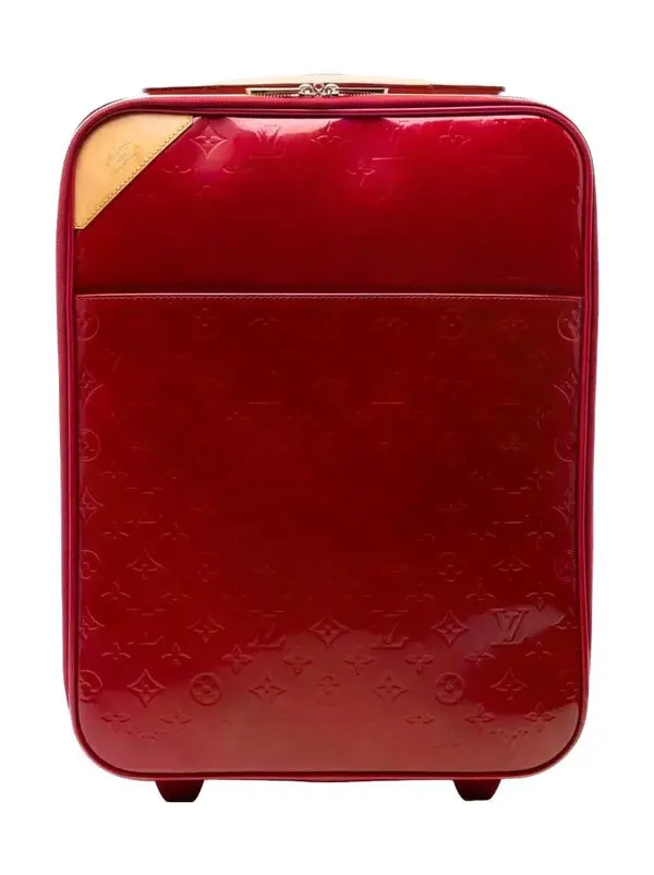 LOUIS VUITTON 2008 Monogram Vernis Pegase 45 Travel Bag - Red
