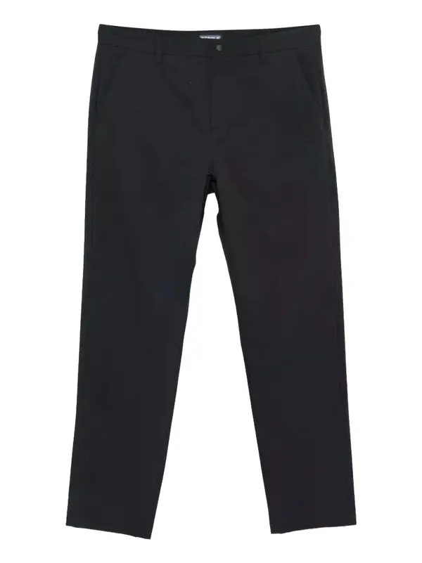 PEOPLE OF SHIBUYA Logo-patch Trousers - Black