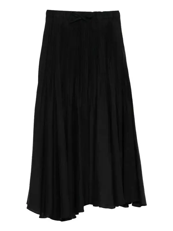 Undercover Pleated Maxi Skirt - Black
