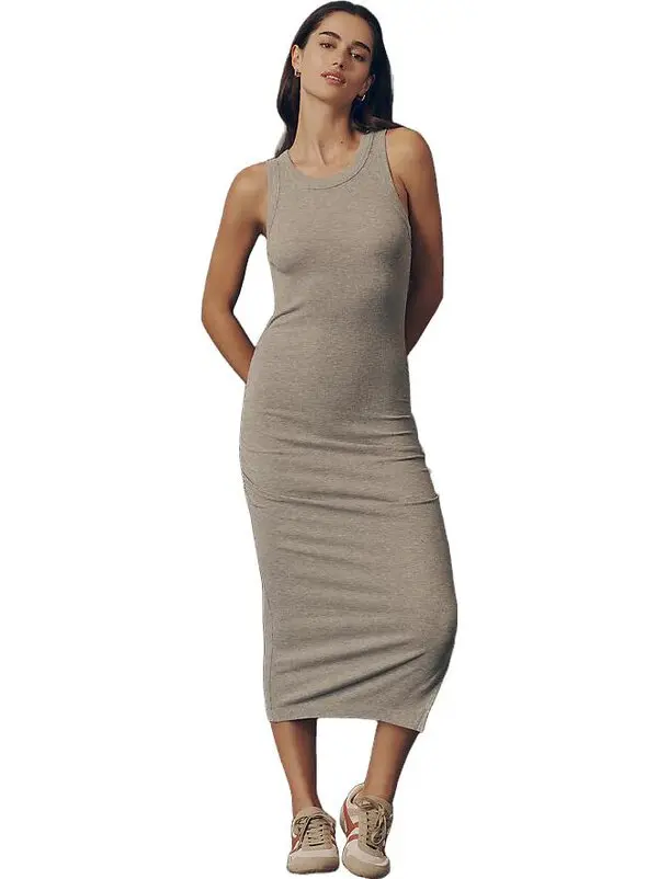 Michael Stars Wren Midi Dress - Heather Grey