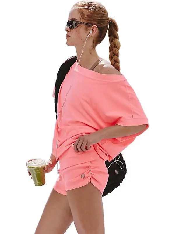 Free People Hot Shot Dolman Set - Just Peachy
