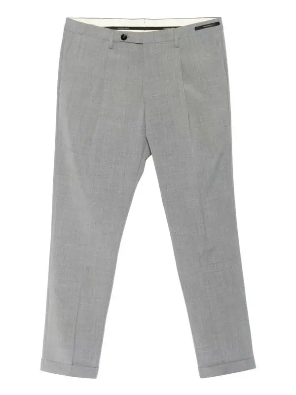 MICHAEL COAL Tailored Trousers - Grey
