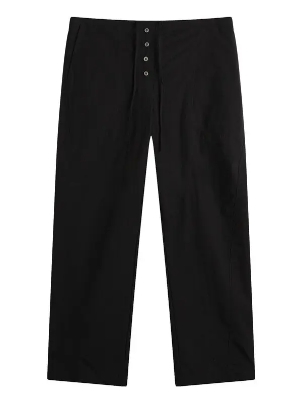 Studio Nicholson Ventura Drawstring Trousers - Black