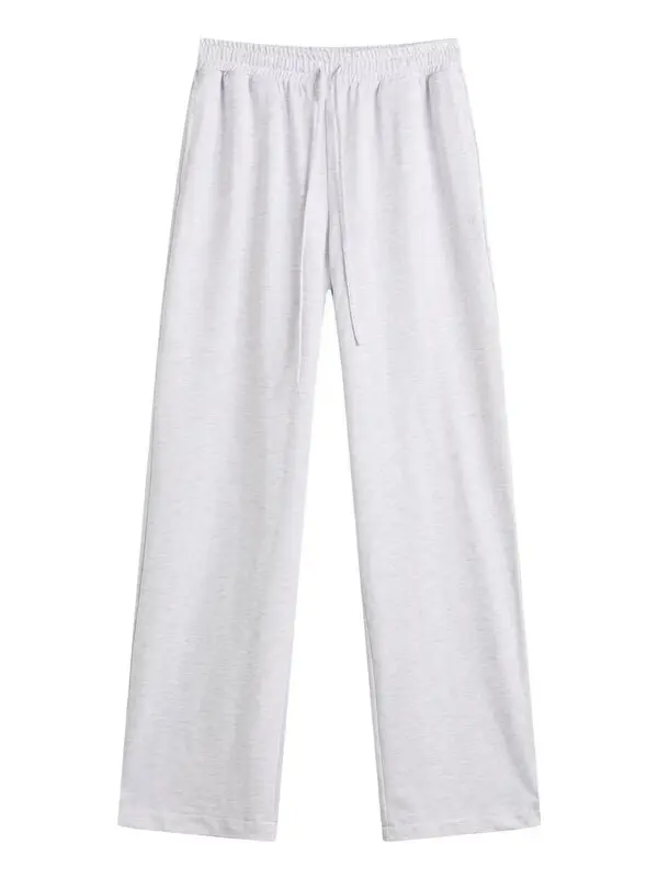 DUNST Cotton-blend Joggers - Light Melange Grey