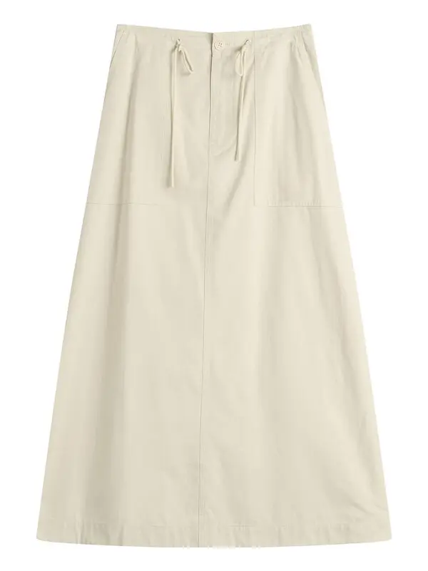 DUNST A-line Maxi Skirt - Ivory