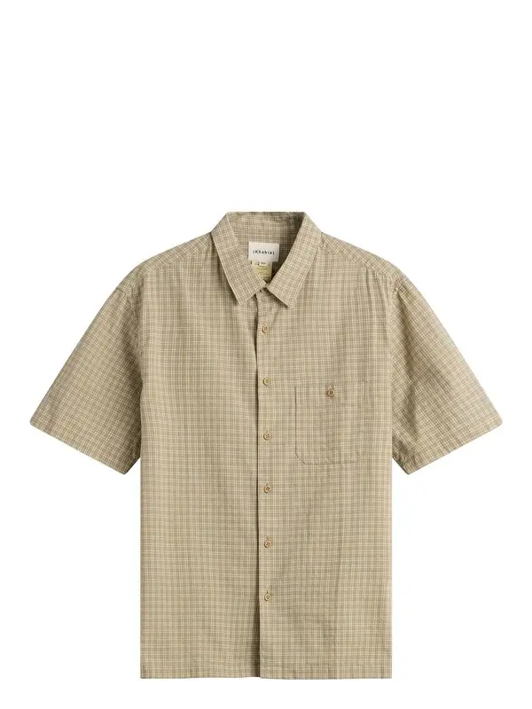 KHAKIS Border Check Shirt - Sage