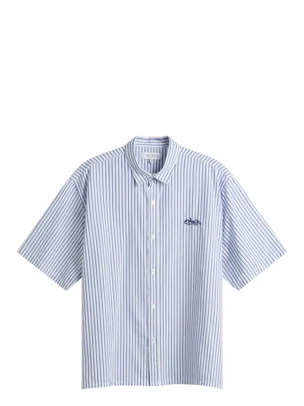 Edwin Toledo Shirt Ss - White/blue