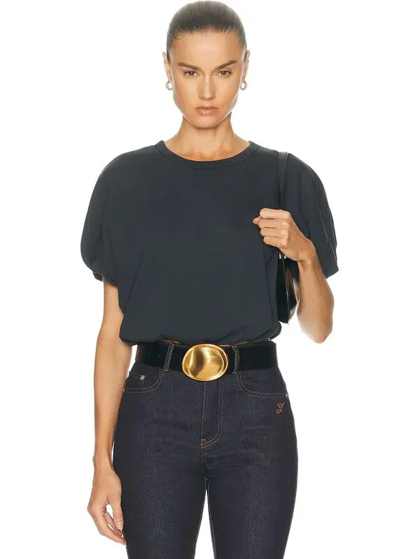 Citizens Of Humanity Gia Bubble Tee - Washed Black