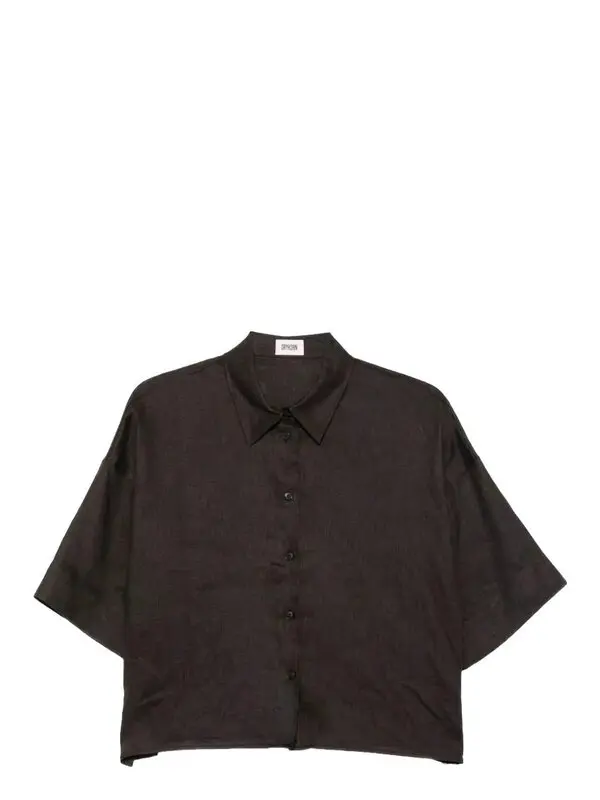 DRYKORN Short Sleeve Shirt - Brown