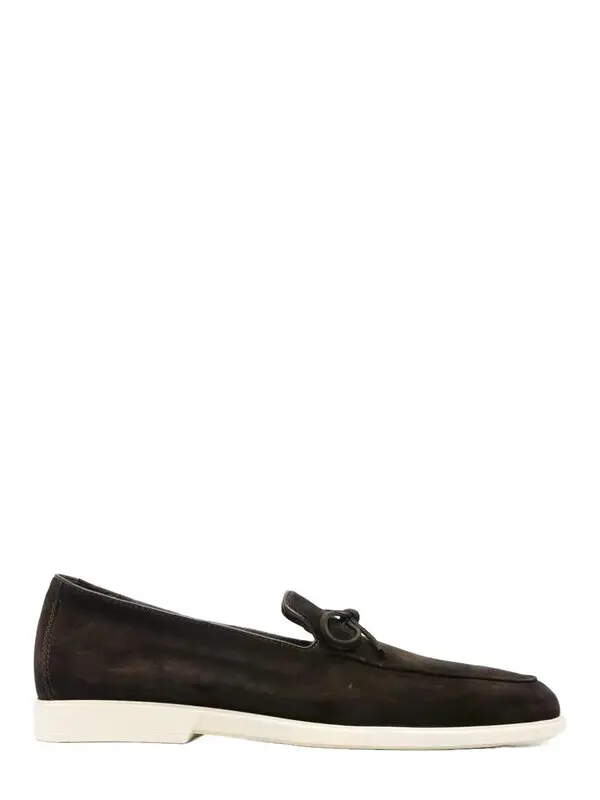 Santoni Malibu Bow-detail Loafers - Brown