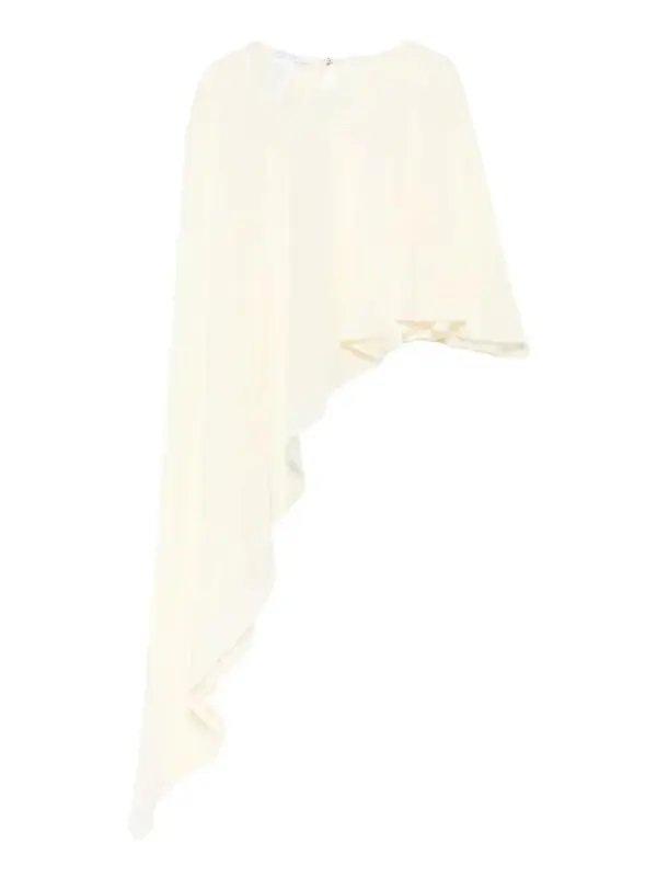 Patrizia Pepe Asymmetric Blouse - Neutrals
