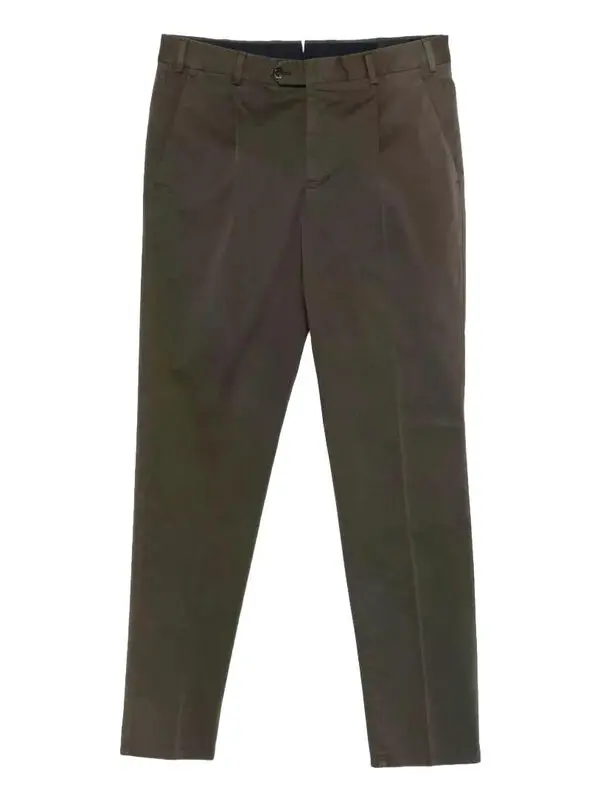 PT TORINO Tapered-leg Trousers - Brown