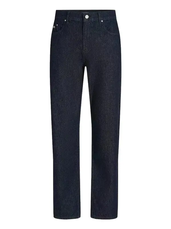 Karl Lagerfeld Logo Plaque Jeans - Blue