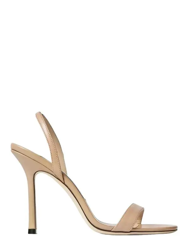 JIMMY CHOO Jenn 100 Strap Sandals - Neutrals