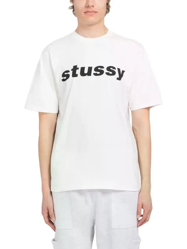 StÜssy Shark Pigment-dyed T-shirt - White