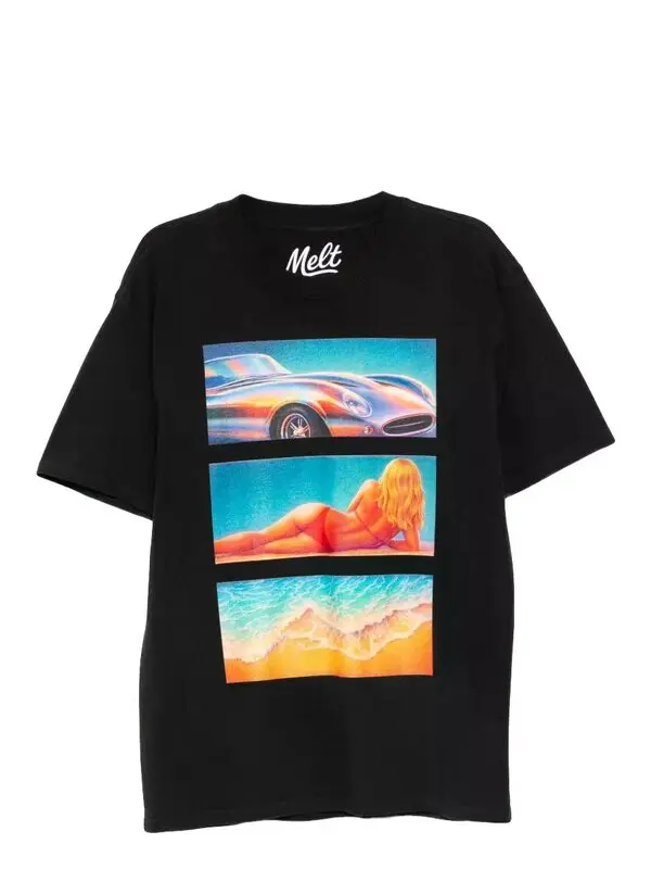 MELT Printed T-shirt - Black