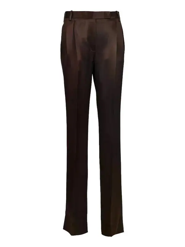 TOM FORD Pleated Trousers - Brown