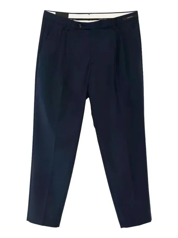 MICHAEL COAL Tailored Trousers - Blue
