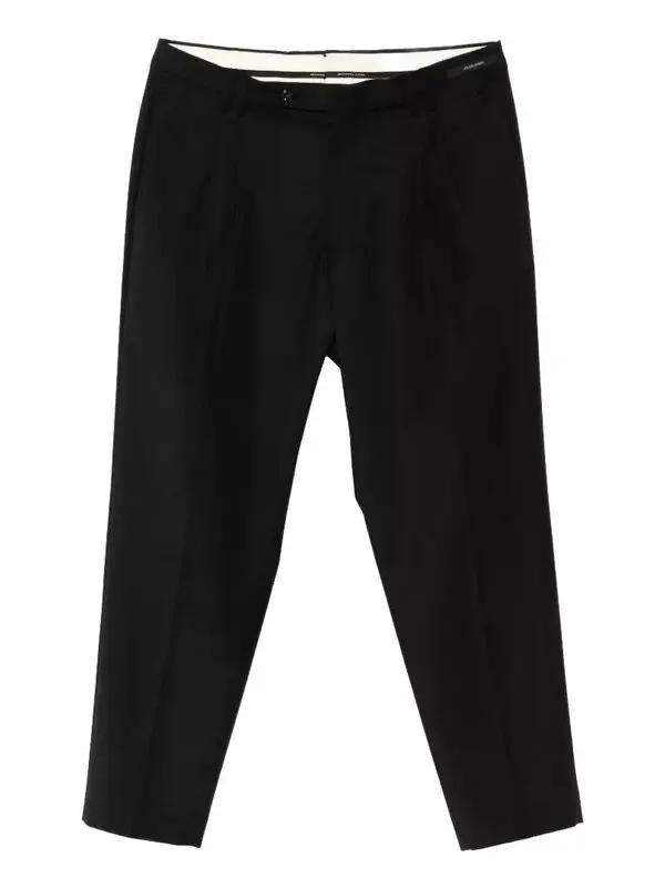 MICHAEL COAL Tailored Trousers - Black