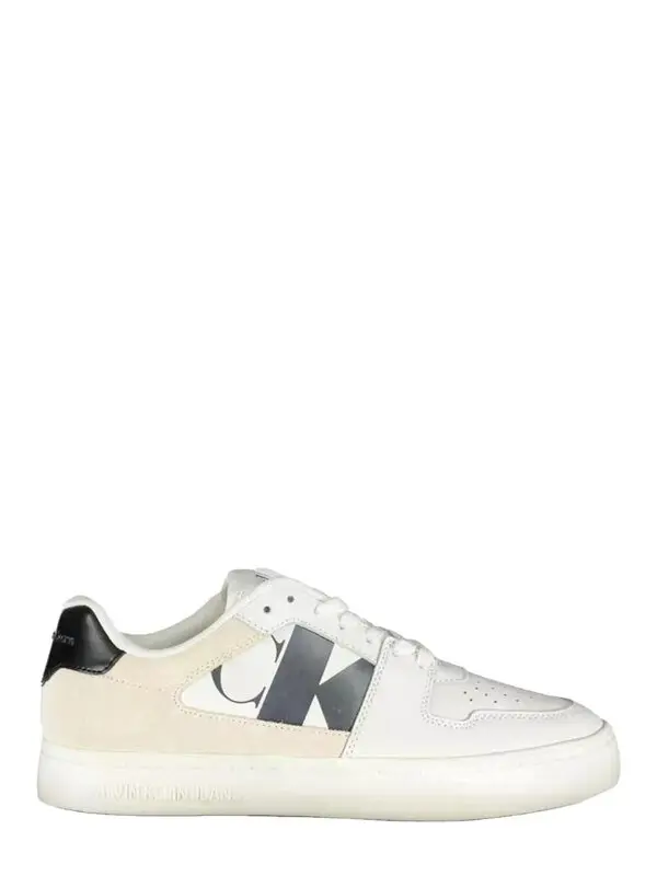 Calvin Klein Court Logo-print Sneakers - White