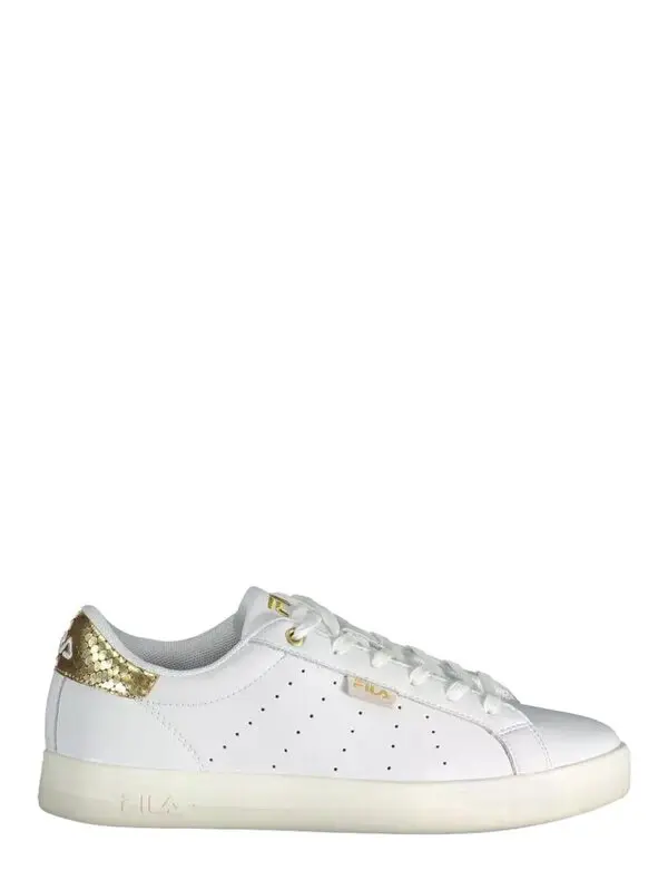 FILA F13 Court Snakeskin-embossed Sneakers - White