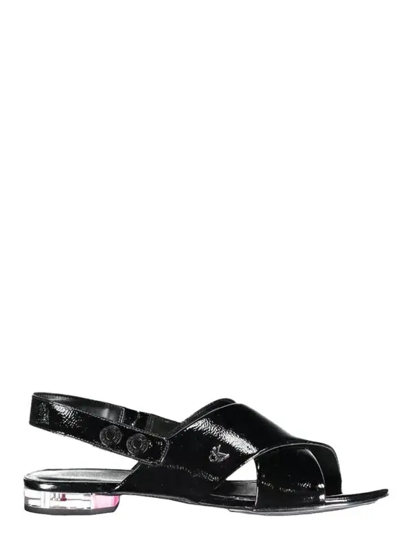 Calvin Klein Cross-strap Sandals - Black