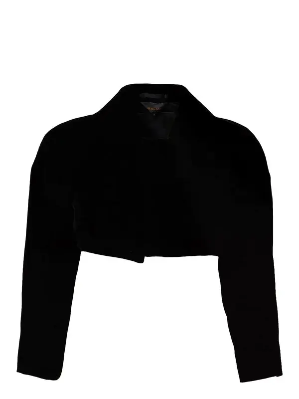 Comme Des Garçons Ribbon Detail Bolero - Black
