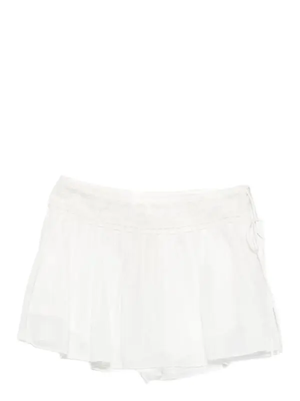 Posse Lace-trim Skort - Neutrals