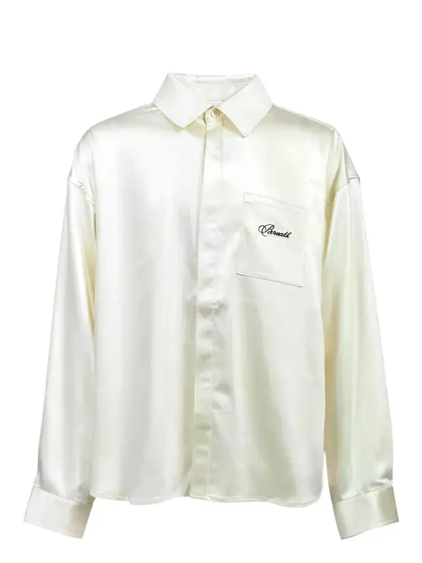 BREATH Logo-embroidered Shirt - White