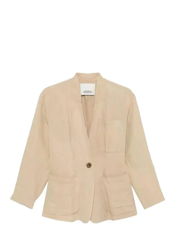 Isabel Marant Étoile Soraya Single-breasted Jacket - Neutrals