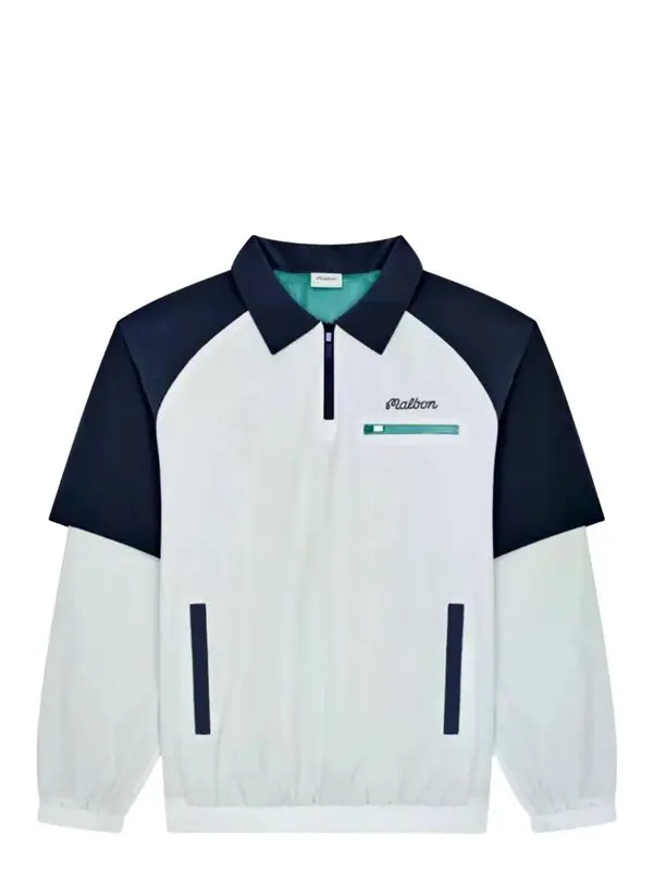 MALBON Marina Color-block Jacket - White