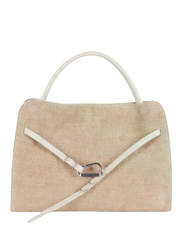 BIASIA Tweed-print Shoulder Bag - Neutrals