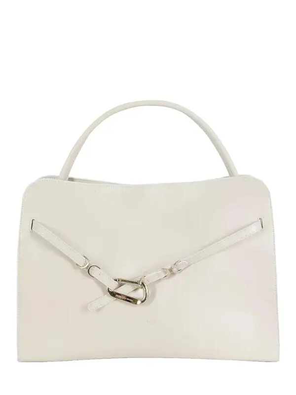 BIASIA Leather Shoulder Bag - Neutrals