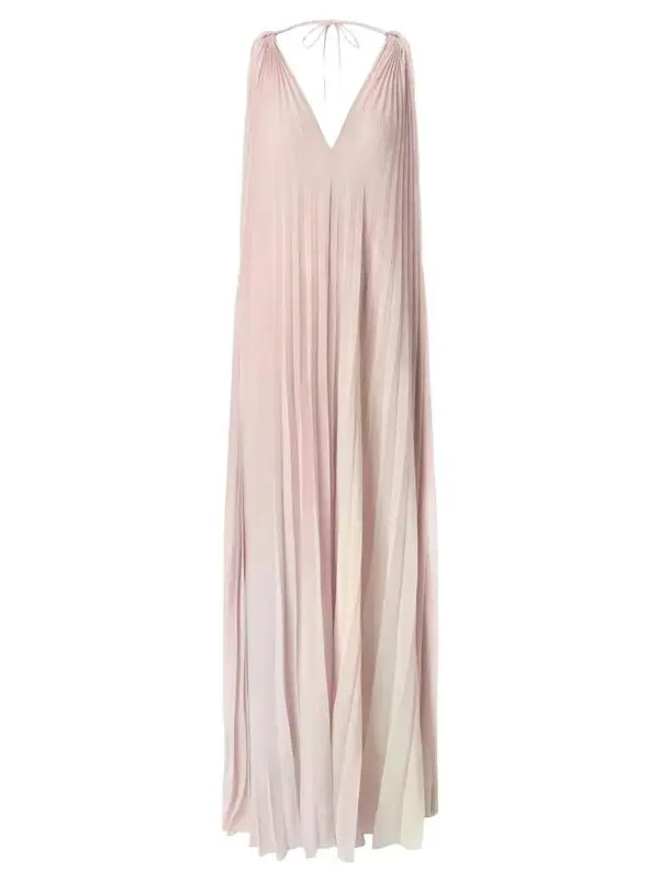 Pinko Halterneck Maxi Dress - Pink
