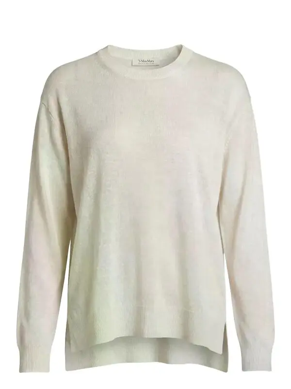 Max Mara Side-slit Sweater - Neutrals